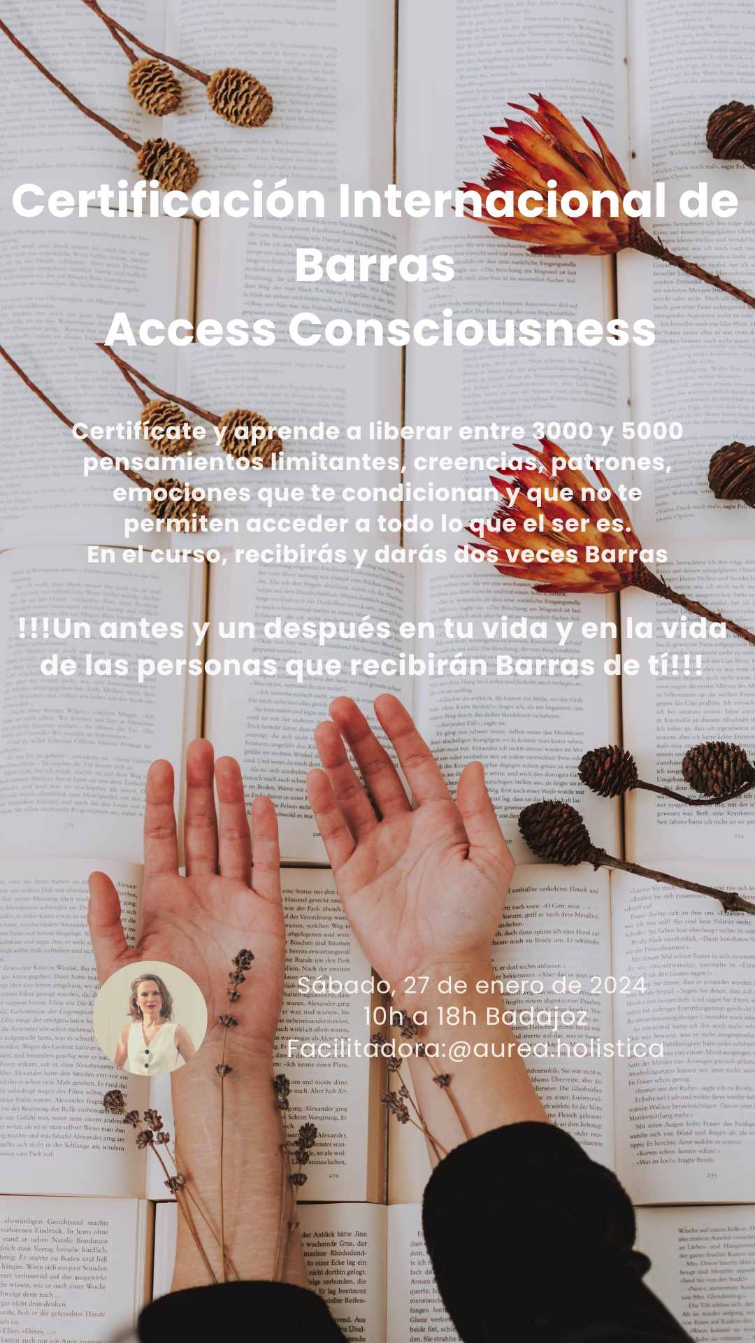 CERTIFICACIÓN INTERNACIONAL DE BARRAS DE ACCESS CONSCIOUSNESS BADAJOZ, ESPAÑA | 27 DE ENERO DE 2024